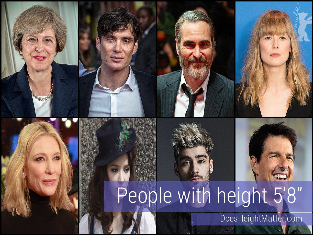 Celebrities Who Are 5 8